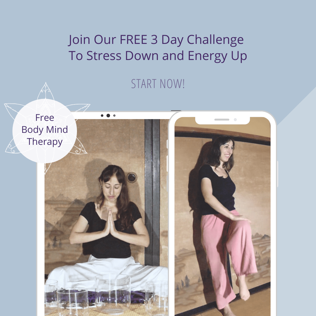 3 Day Challenge to reduce Stress - Body-mind work & Meditation to relax!